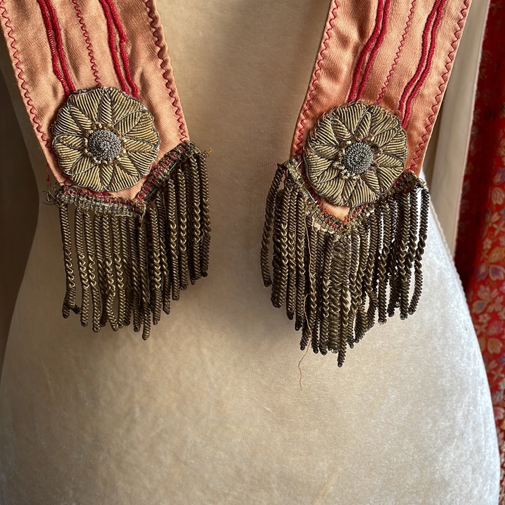 Vintage Masonic Embroidered Cloak - Gem